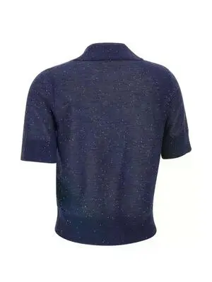 KANGRA Sequin V-neck T-shirt