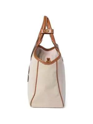 Miu Miu Ivy Canvas Tote Bag