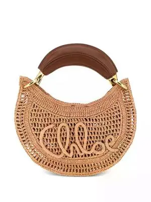 Chloé Mini Raffia Tote Bag