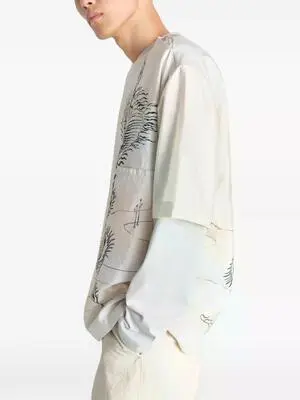 LEMAIRE Button Printed T-shirt
