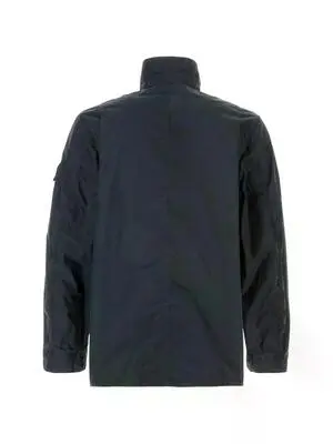 Stone Island Pigmented Wax Jacket - Blue