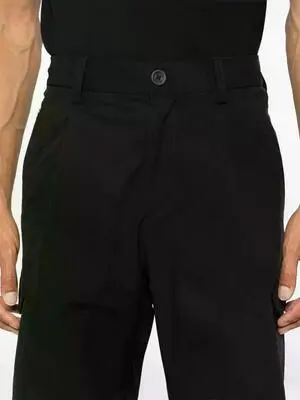Herno Cargo Pleated Shorts - Black