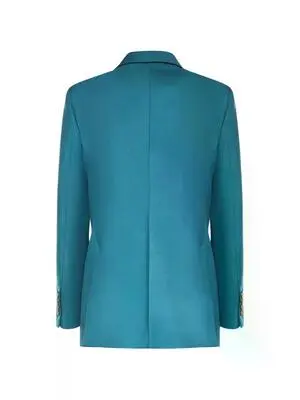 Max Mara Buttoned Double-breasted Blazer - Blue