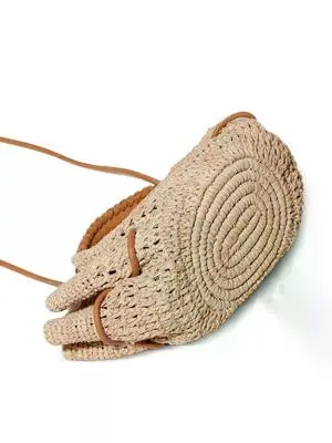 Hereu Arta Crochet Raffia Tote