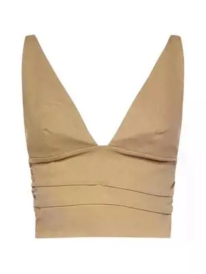 Pinko Sleeveless V-neck Top