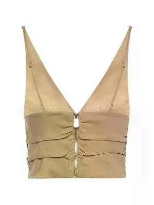 Pinko Sleeveless V-neck Top