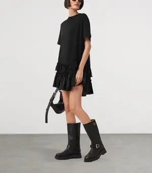 ALLSAINTS Organic Cotton Feyre Mini Dress