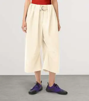 Loewe Cropped Belted Trousers