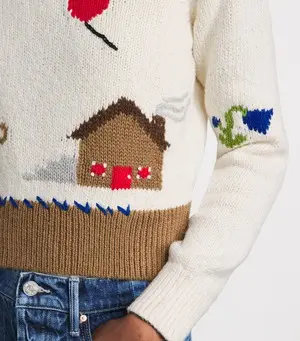 MOTHER Cotton-blend Shrunken Sweater