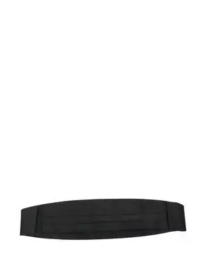 Tagliatore Pleated Sash - Black