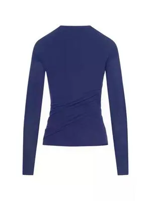 JIL SANDER Long-sleeved Draped Top