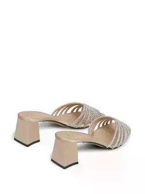 ALEVI MILANO Embellished Open Toe Sandals