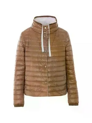 Herno Button Drawstring Jacket - Neutrals