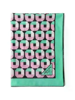 Prada Printed Cotton Beach Sarong