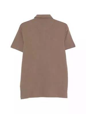 Sunspel Short-sleeve Polo Shirt - Brown