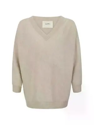 LISA YANG V-neck Long-sleeve Sweater