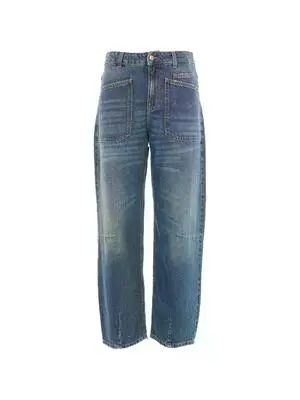 Liu Jo Patch Pocket Panelled Jeans