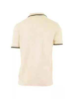 Fred Perry Striped-collar Polo - Neutrals