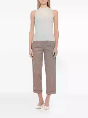 Peserico Ribbed-knit Tank Top