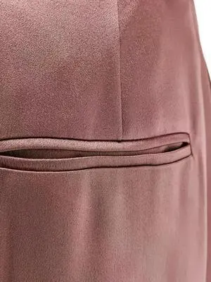 ALYSI Wide Leg Palazzo Pants With Rear Welt Pocket