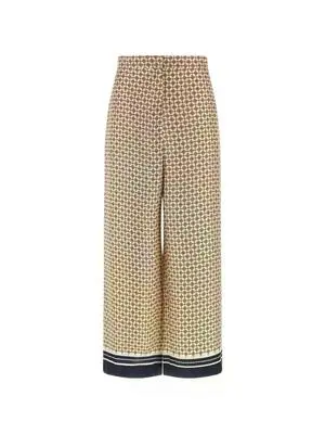 Max Mara Ottelia Printed Silk Trousers
