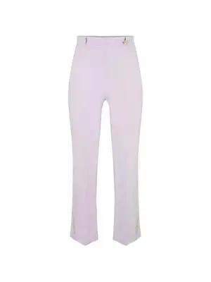 Elisabetta Franchi Crepe Button Trousers