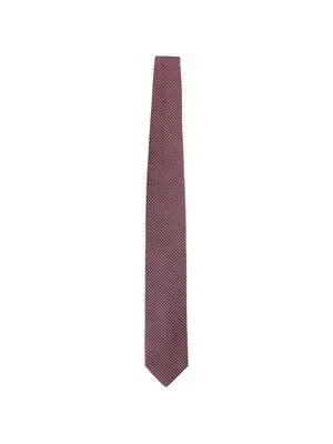 LANVIN Patterned Neck Tie - Blue