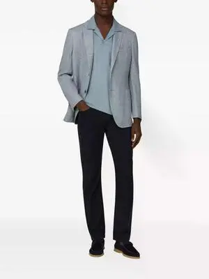 Boggi Milano Patch-pocket Blazer - Blue
