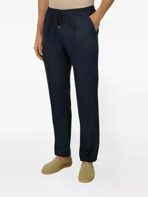Boggi Milano City Linen Trousers