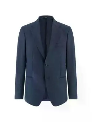 Boggi Milano Single-breasted Blazer - Blue