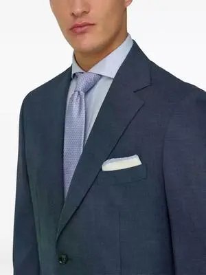 Boggi Milano Single-breasted Blazer - Blue