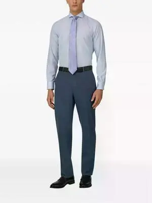 Boggi Milano Aria Regular-fit Trousers - Blue