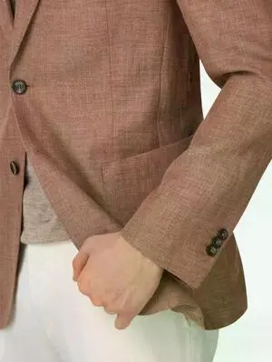 Boggi Milano Single-breasted Linen Blazer