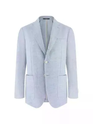 Boggi Milano Single-breasted Blazer - Blue