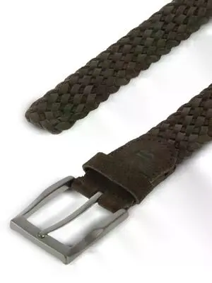 Boggi Milano Woven Suede Belt