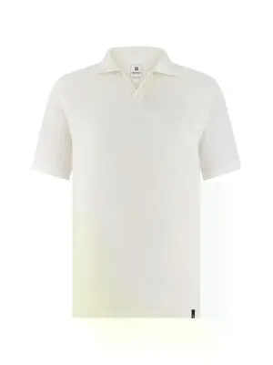 Boggi Milano Stretch Linen Jersey Polo Shirt