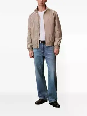 Calvin Klein Lightweight Zip-up Jacket - Neutrals