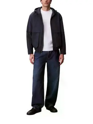 Calvin Klein Logo-print Hooded Jacket