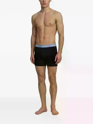 Calvin Klein Logo-waistband Boxers - Black