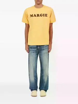 MAISON MARGIELA Jersey T-shirt - Yellow