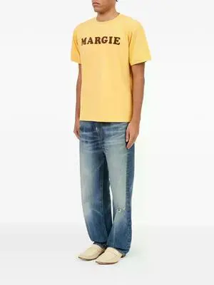 MAISON MARGIELA Jersey T-shirt - Yellow