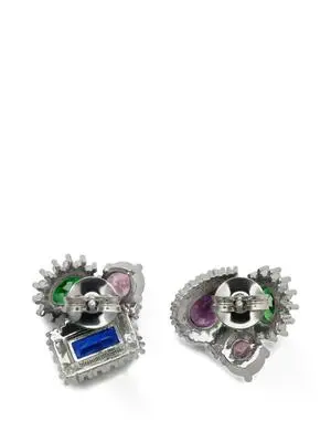 MAISON MARGIELA Cluster Stud Earrings - Silver