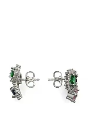 MAISON MARGIELA Cluster Stud Earrings - Silver