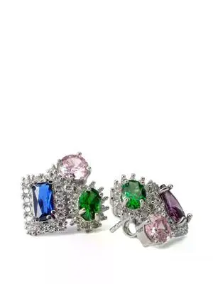 MAISON MARGIELA Cluster Stud Earrings - Silver