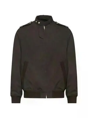 MAISON MARGIELA Zip-up Jacket With Shoulder Detail - Brown