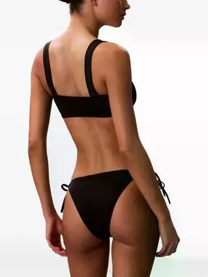 Calvin Klein Logo-detail Bikini Bottom - Black