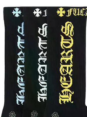 Chrome Hearts Logo Socks