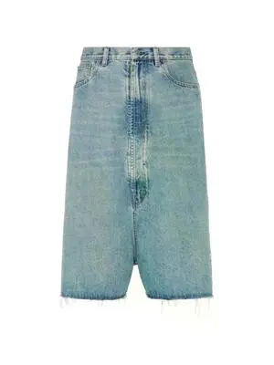 MAISON MARGIELA Dropped-rise Denim Bermudas