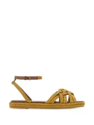 Valentino Garavani Vlogo Raffia Sandals