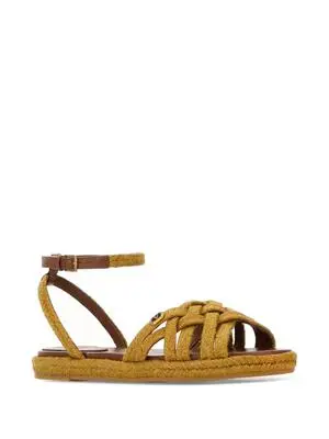 Valentino Garavani Vlogo Raffia Sandals